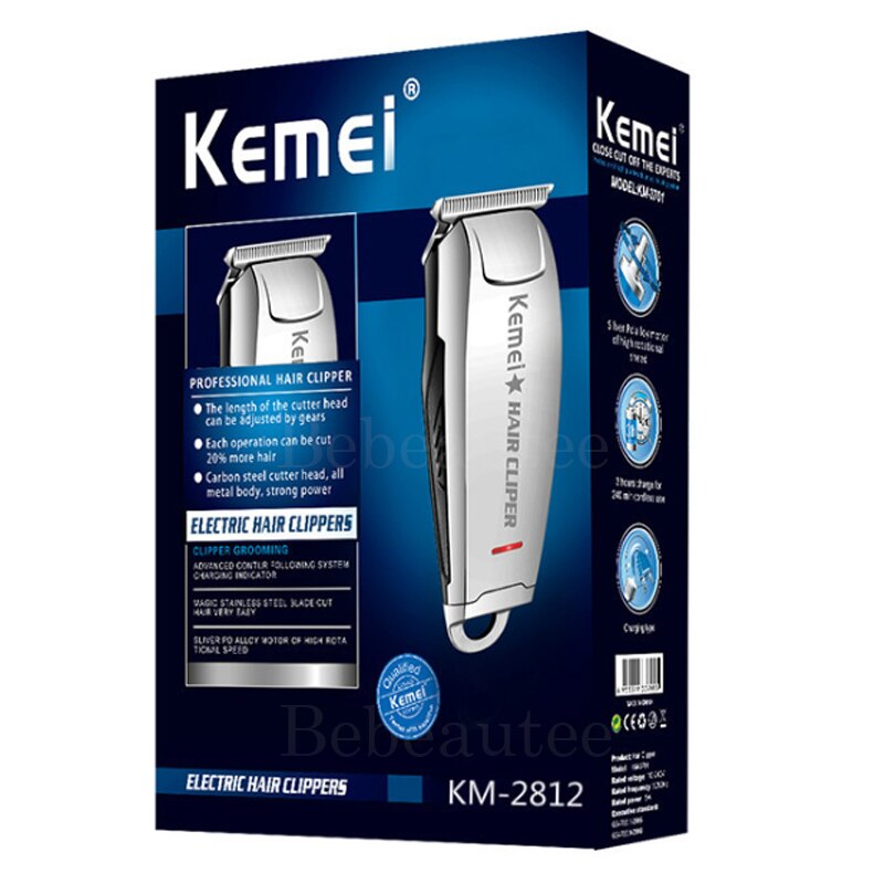 Cordless Barber Clippers KM2812 Mini Salon Shaving... – Vicedeal
