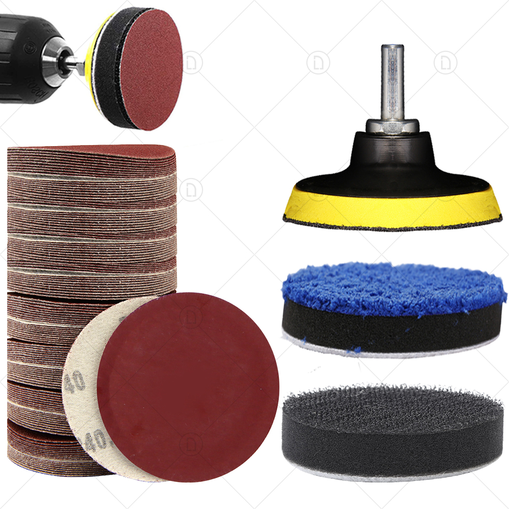 3 Inch Round Sand Paper Sanding Discs Sandpaper Fo... – Grandado