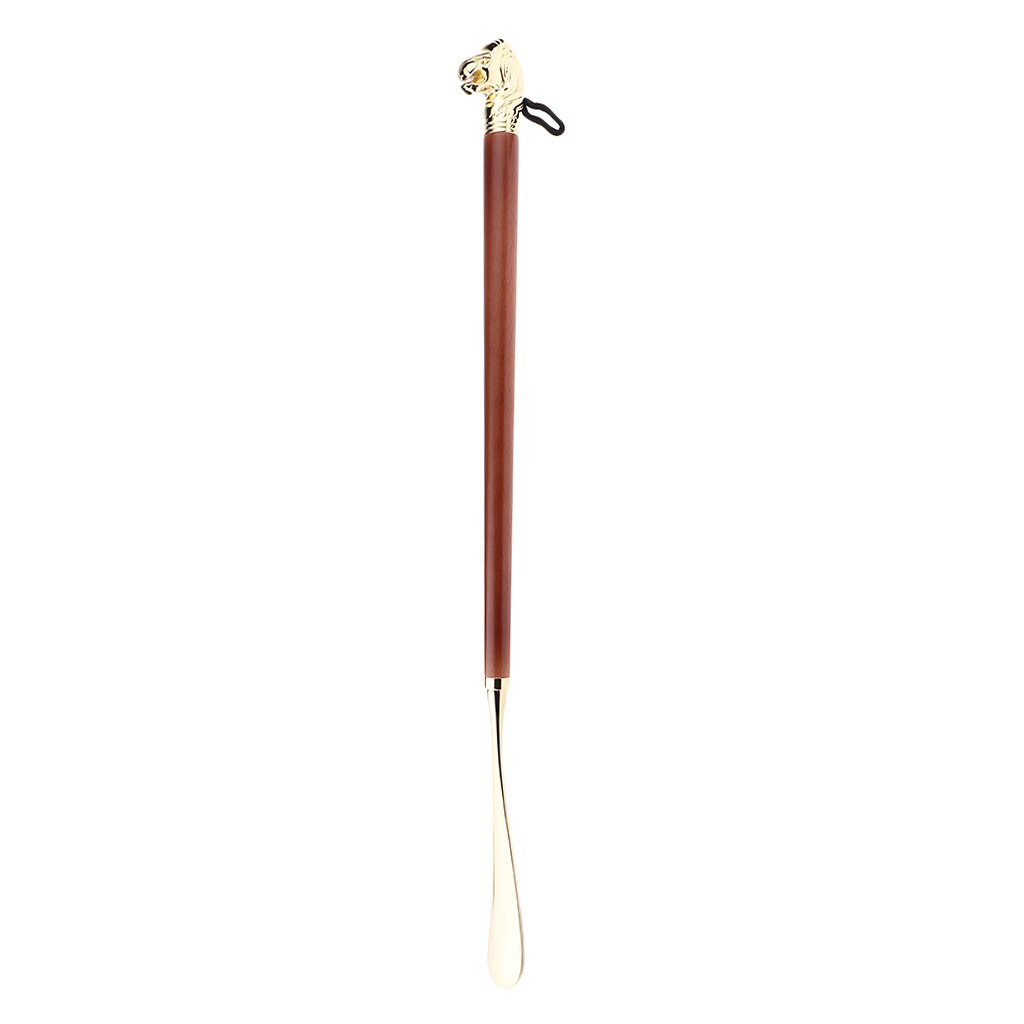 Flexibel snygg metall 58cm brunt trä handtag skoho... – Vicedeal
