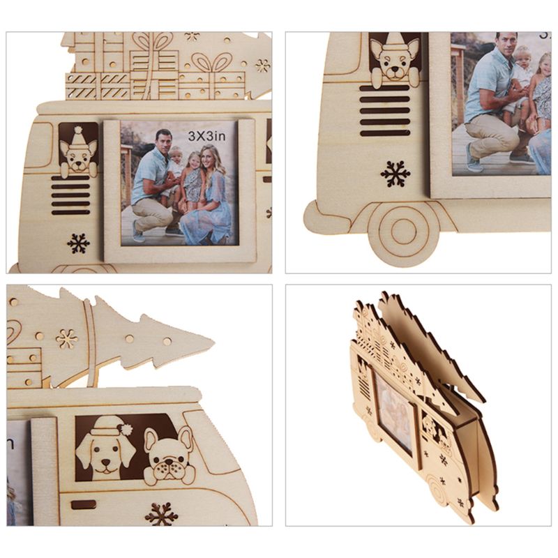 Innovative Wooden Picture Photo Frame with Night L... – Vicedeal