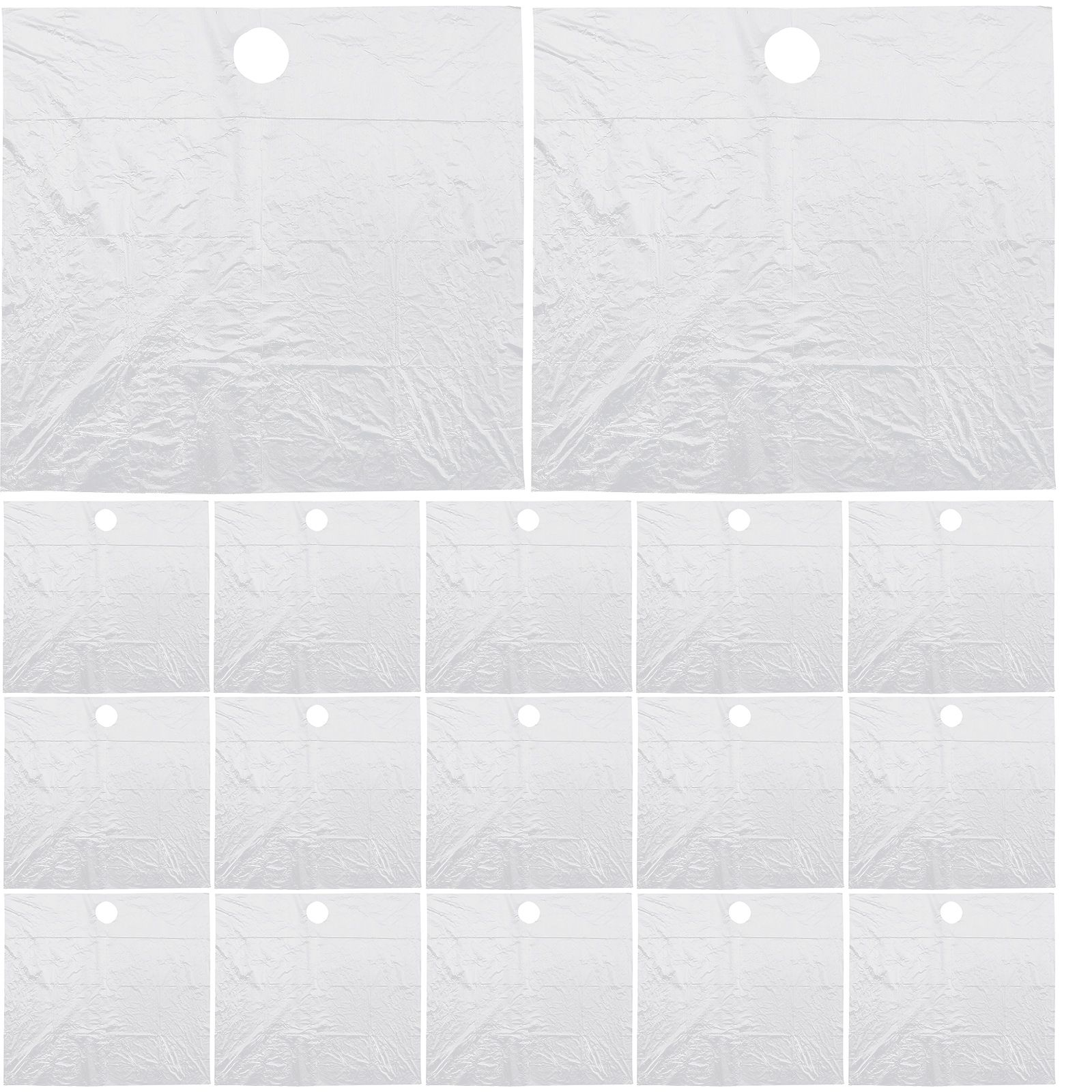 20 Pcs Beard Catcher Sheets Transparent Plastic Ra... – Grandado