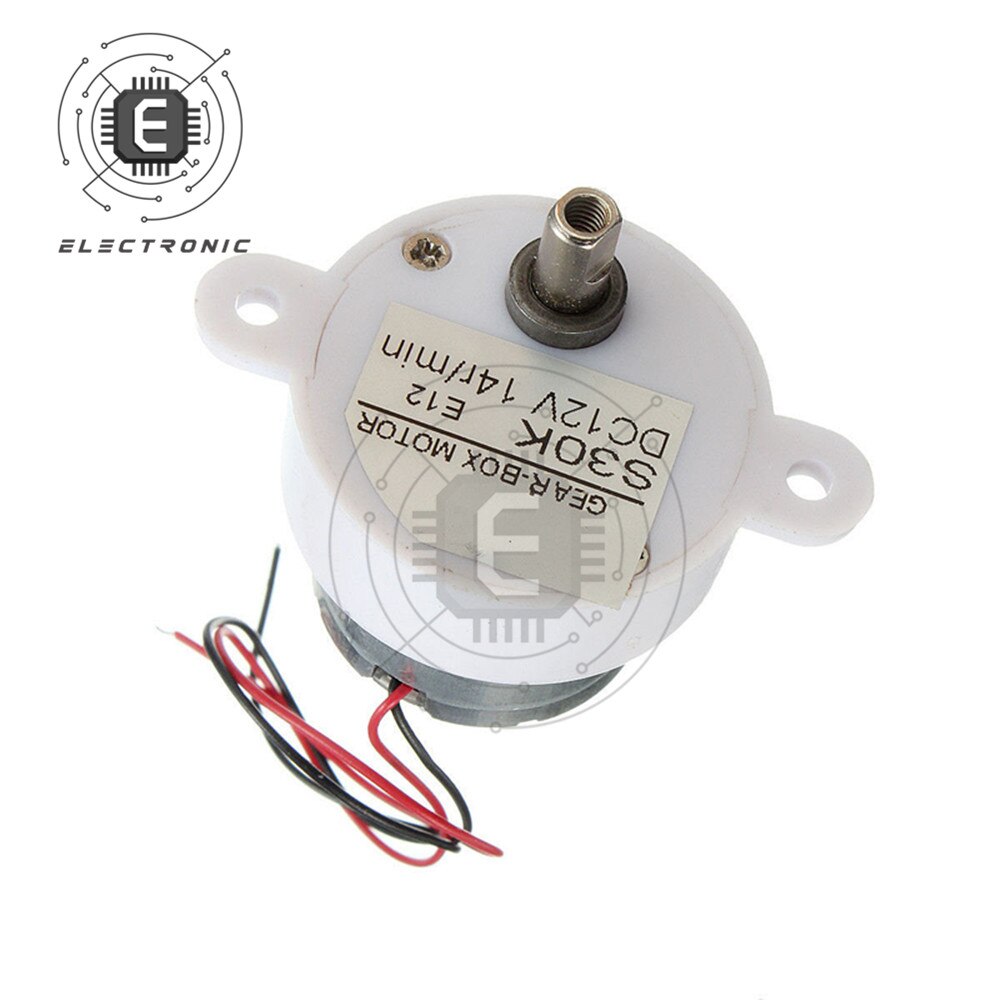 1PCS DC 12V 14RPM 2 Wire High Torque Electric Redu... – Grandado