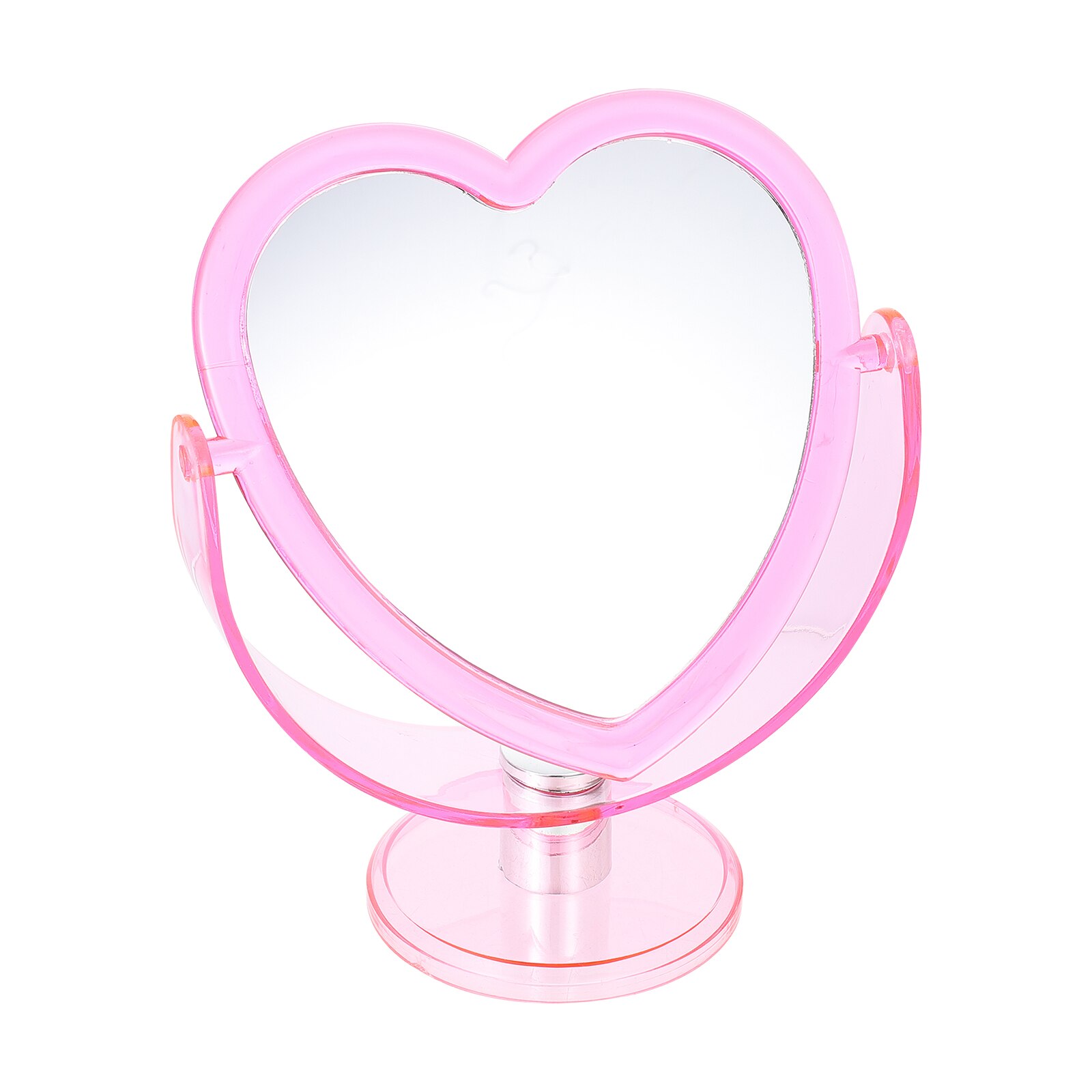 Desktop Makeup Mirror Double-side Mirror Heart Sha... – Grandado