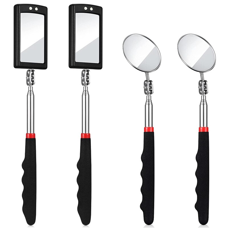 JHD-4 Pcs Telescoping Inspection Mirror LED Lighte... – Vicedeal