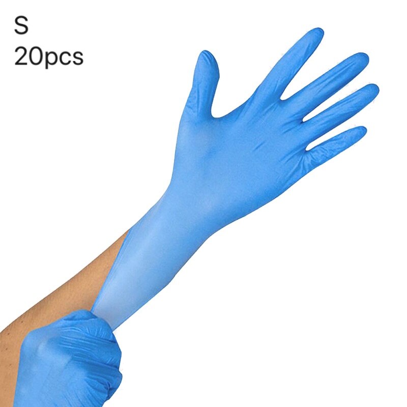 20/100pc Blue Disposable Soft Powder Free Latex-fr... – Grandado