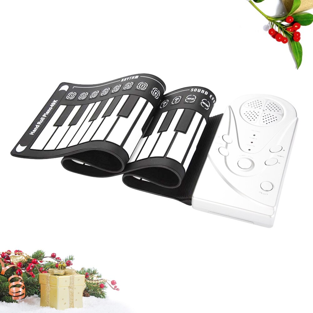 49 Toetsen Roll-Up Keyboard Piano Siliconen Opvouw... – Grandado