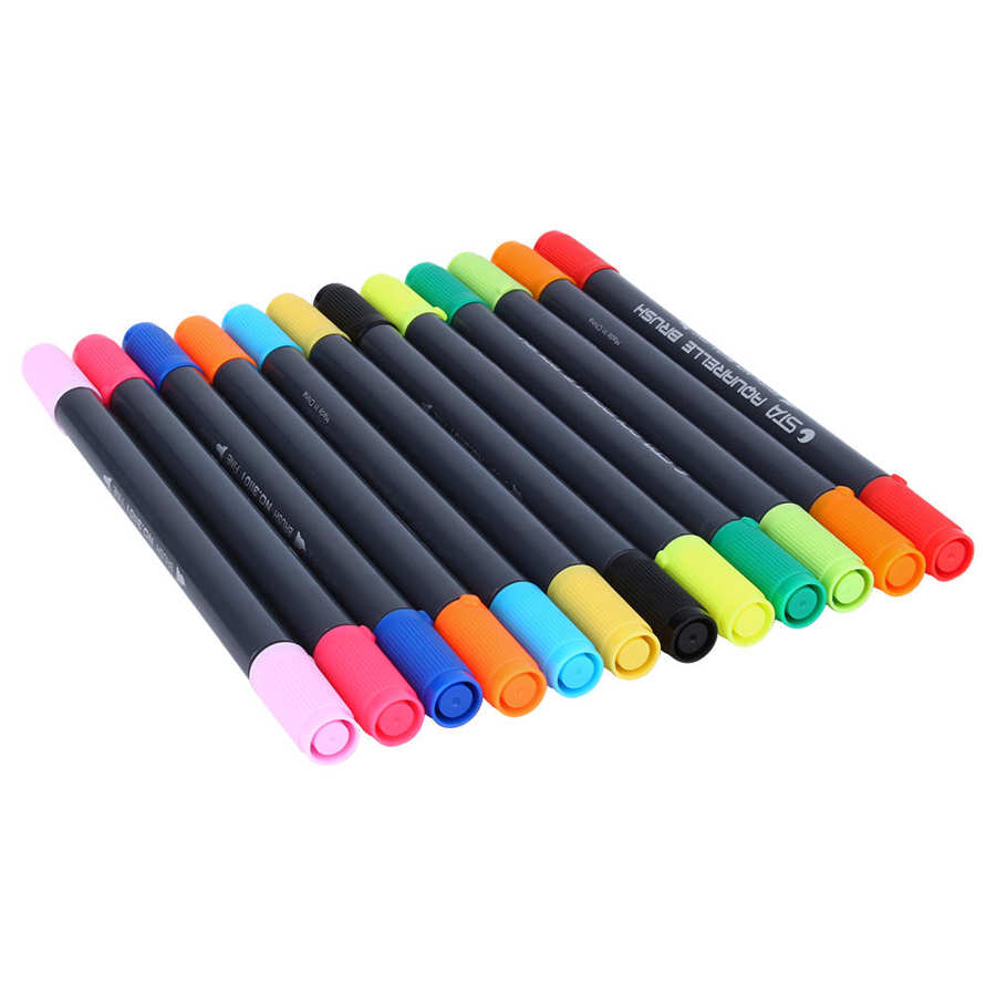 STA Colors Watercolor Pen Cartoon Graffiti Art Ske... – Grandado