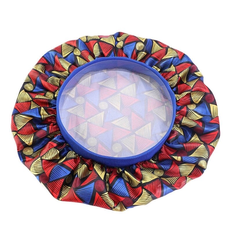 Kinderen Satijn Ronde Hoed Afrikaanse Gedrukt Stre... – Vicedeal