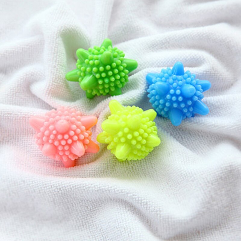 6Pcs Solid Colorful Laundry Ball Washing Ball Reus... – Grandado