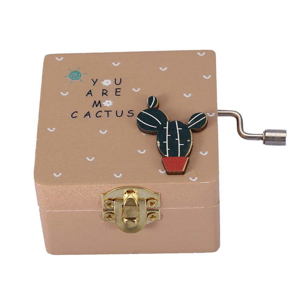 Music Box Cute Cartoon Wooden Carved Mini Music Bo... – Vicedeal