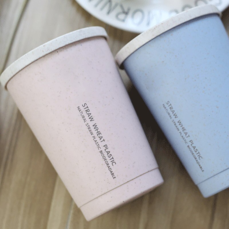 280ML Double-layered Insulation Wheat Fiber Straw ... – Vicedeal