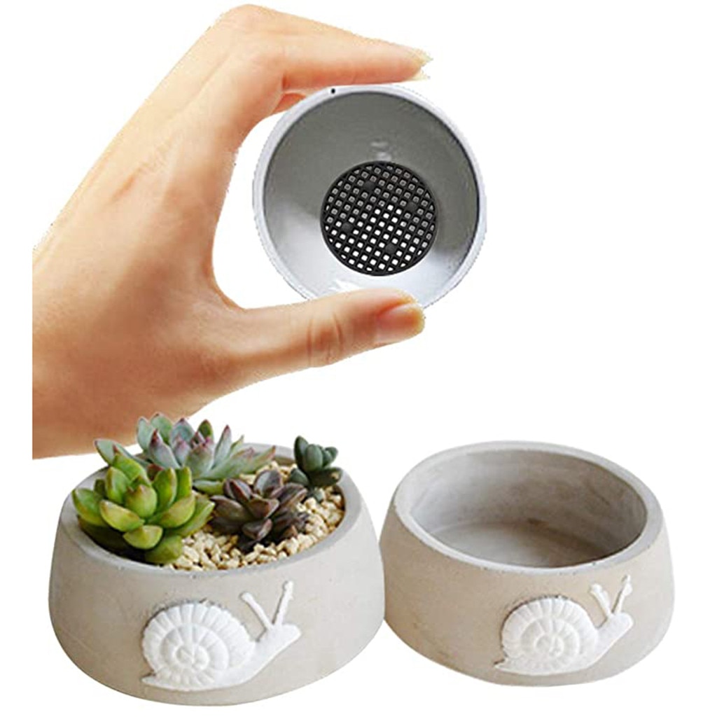 50 Pcs Flower Pot Hole Mesh Pad Bonsai Pot Bottom ... – Grandado