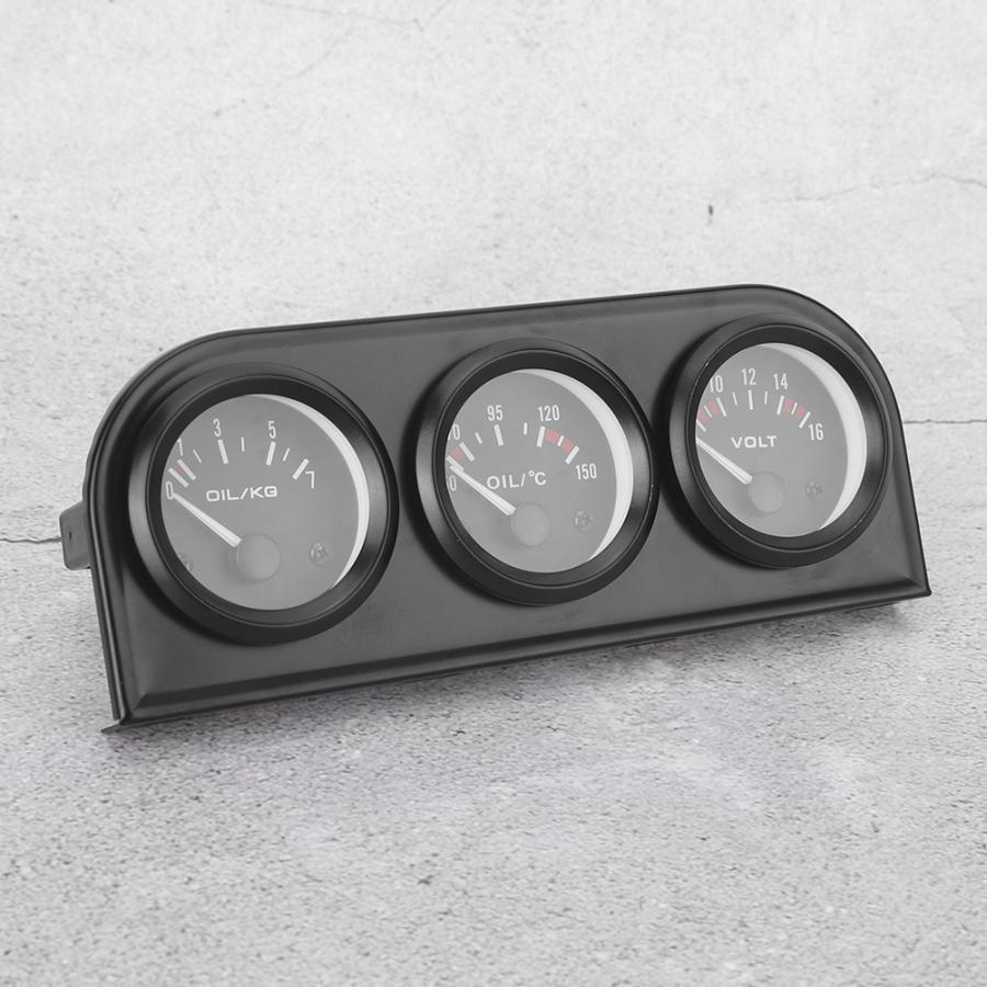 2in Universele Auto Gauge 3 in 1 Olie Temperatuur ... – Vicedeal
