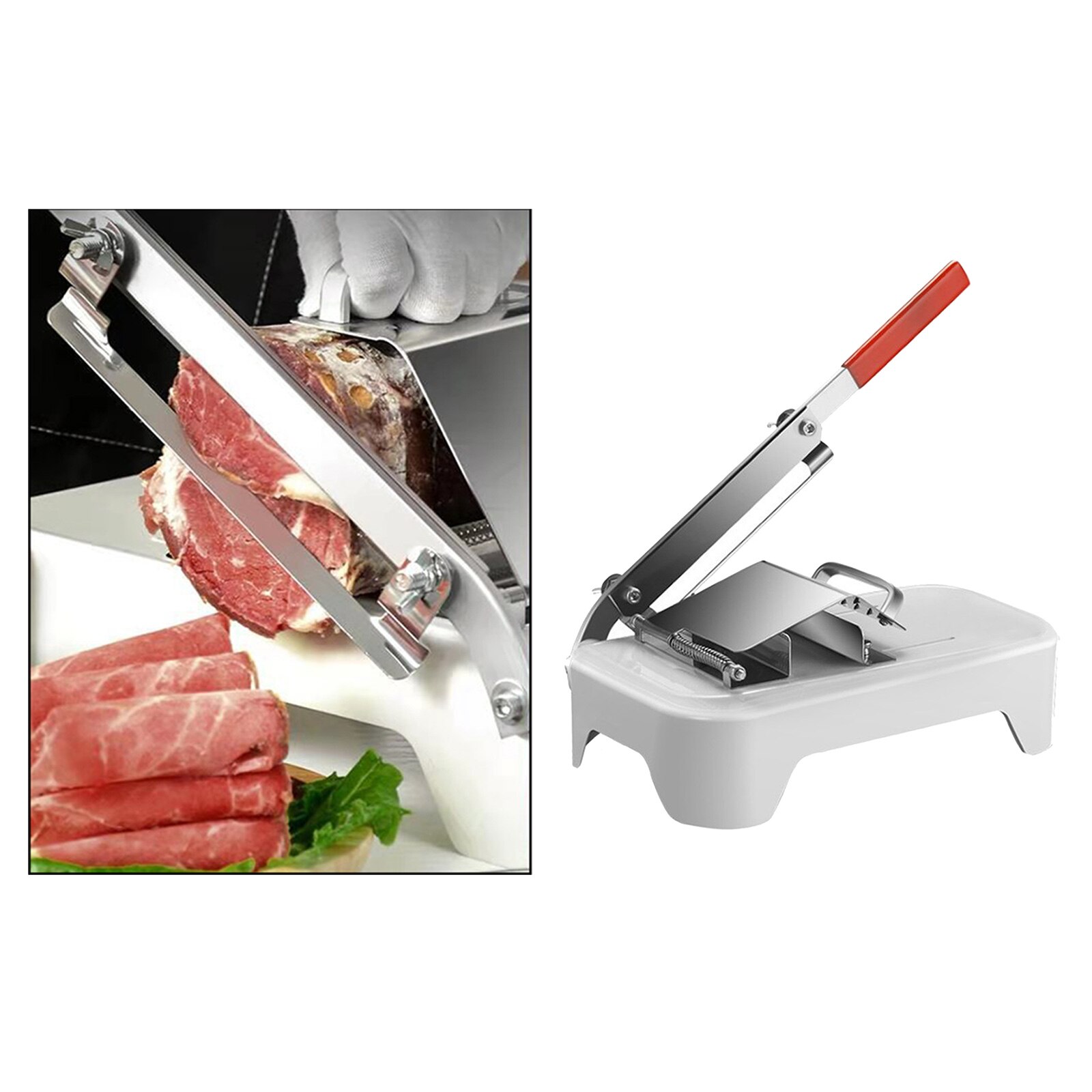 Home Manual Beef Frozen Meat Slicer Cutter Slicing... – Grandado