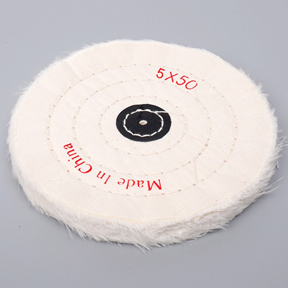 6mm hole Cloth wheel Pre-polishing 5inch White Cot... – Grandado