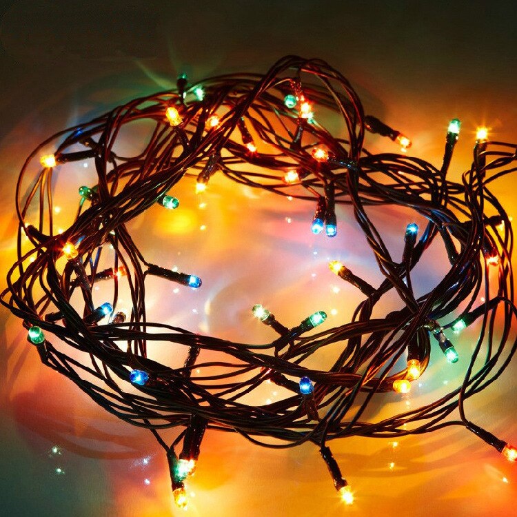 EU Plug LED Light String 4M 100 Leds Christmas Dec... – Grandado