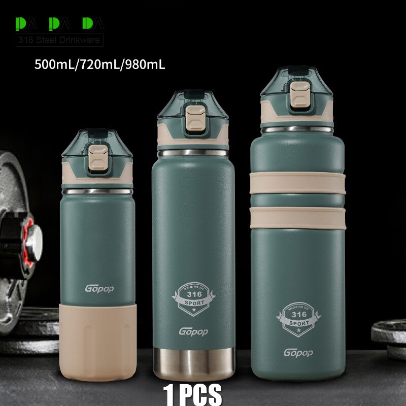 Panpanda 316 Roestvrij Staal Vacuüm Sport Thermos ... – Vicedeal