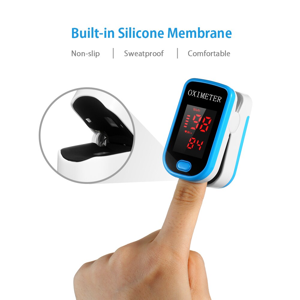 Blood Oxygen Finger Pulse Digital Fingertip Oximet... – Grandado