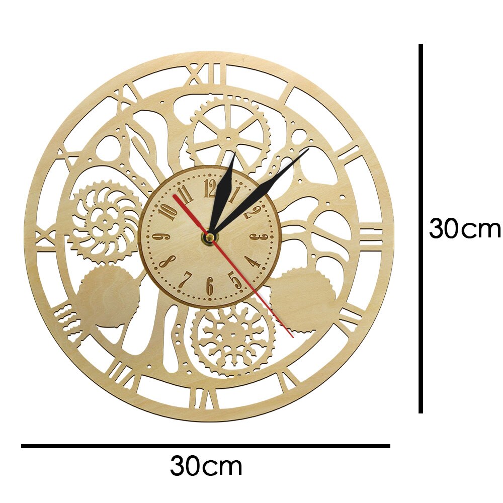 Steampunk Gear Clock Mechanism Gears Cogwheel Vint... – Grandado