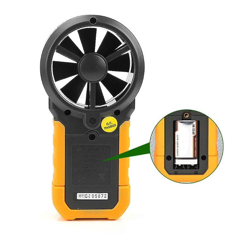 HYELEC MS6252A Digital Air Speed Anemometer / Air ... – Grandado