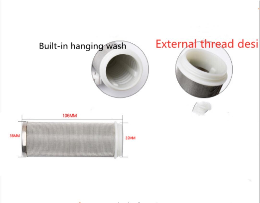 Descaling filter 316L cover filter element front d... – Vicedeal