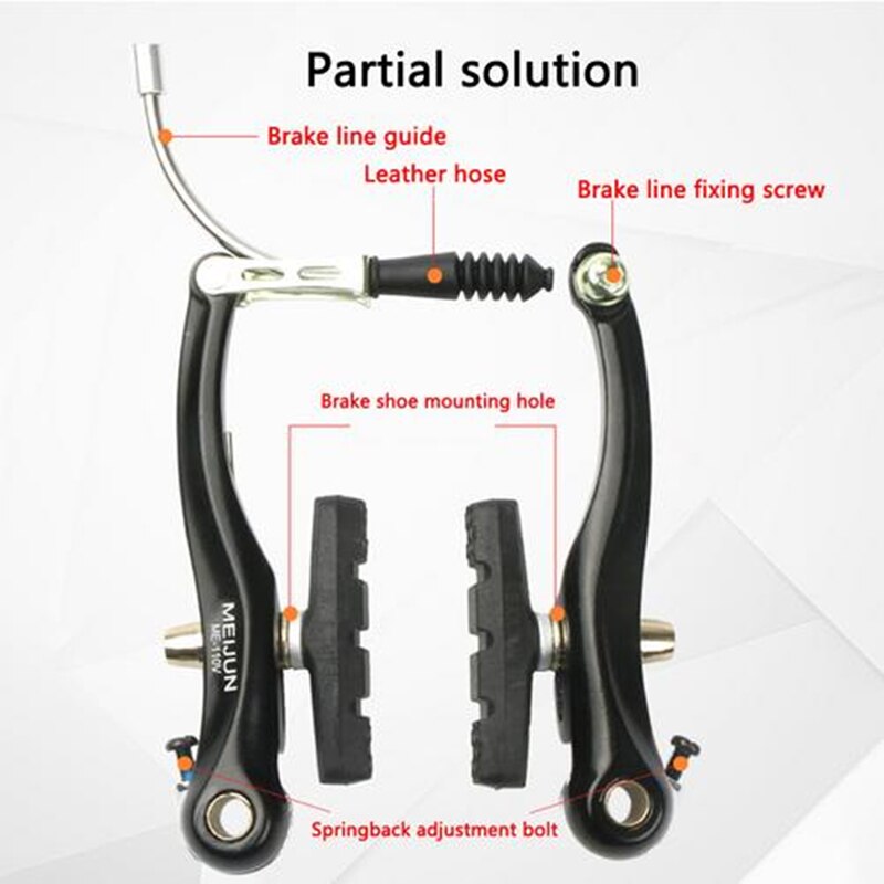 1 Pair Aluminium Alloy Mountain Bicycle V Brake Se... – Grandado