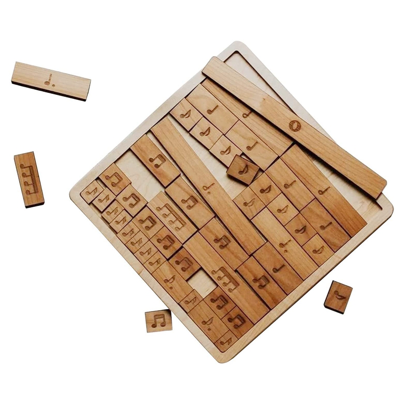 Music Fraction Bars Educational Toys,Wooden Math F... – Vicedeal