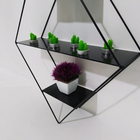 Metal Bookshelf Shelf Wall Shelf Decorative Shelf ... – Grandado