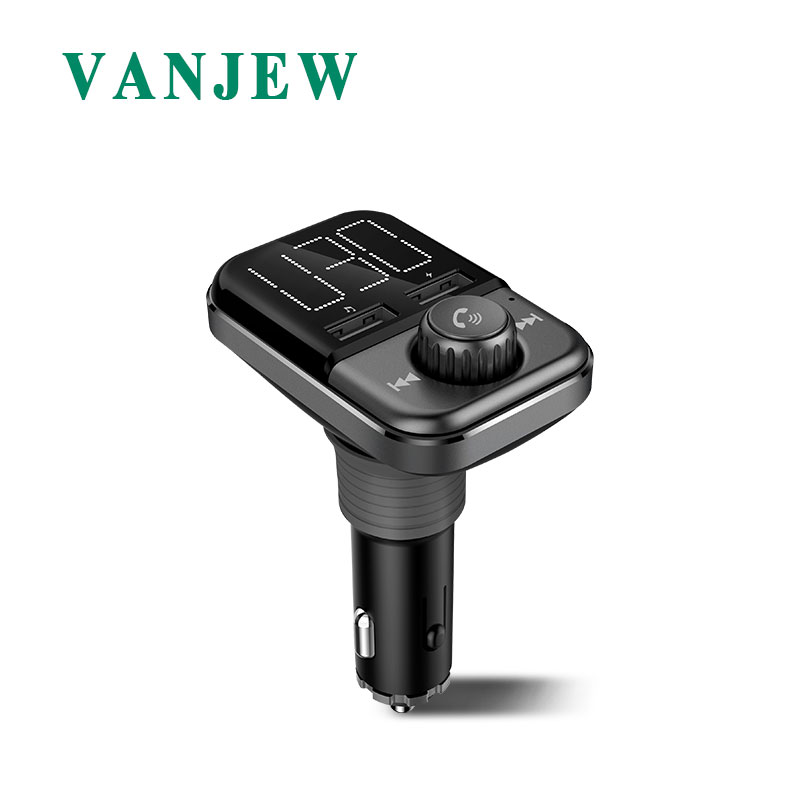 VANJEW BT72 in-Auto Bluetooth FM Sender Radio Adap... – Grandado