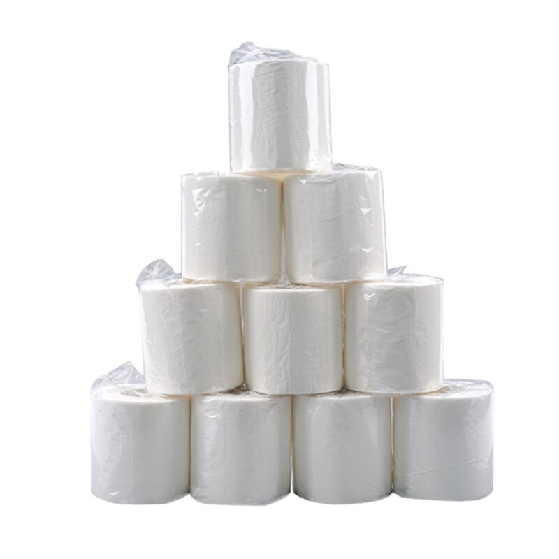 3-PLY 10 Rolls Standard Rolls Toilet Paper Soft Sk... – Grandado