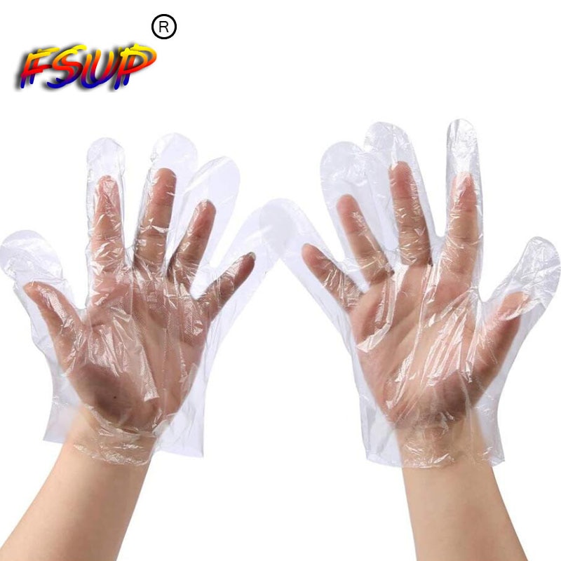 300 kpl/erä paksuntaa muovia kertakäyttöhanskat lä... – Grandado