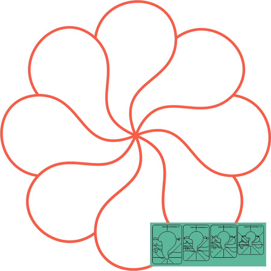 4 stk/sett vakre border multifunksjonsplagg patchw... – Grandado