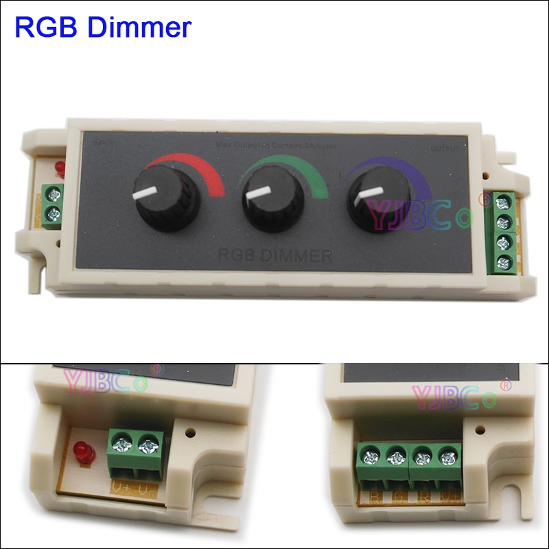 DC12V 24V RGB Switch Stepless Adjustable Dimmer LE... – Grandado
