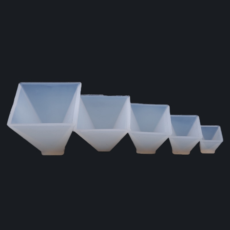White Silicon Mold Crystal Epoxy Pyramid Silicone ... – Grandado