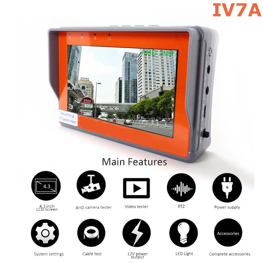 IV7A 4.3 Inch HD AHD CCTV Tester Monitor AHD 1080P... – Vicedeal