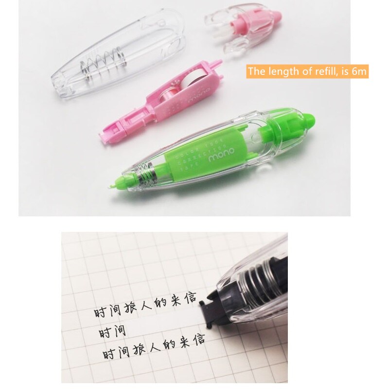 Mono color correction tape set with 2 refill White... – Vicedeal