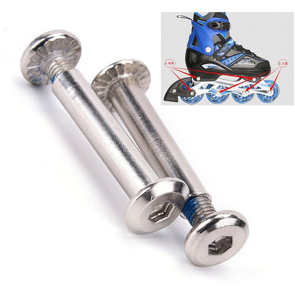 Inline Roller Axles Iron Hardware Skate Wheel Bolt... – Grandado