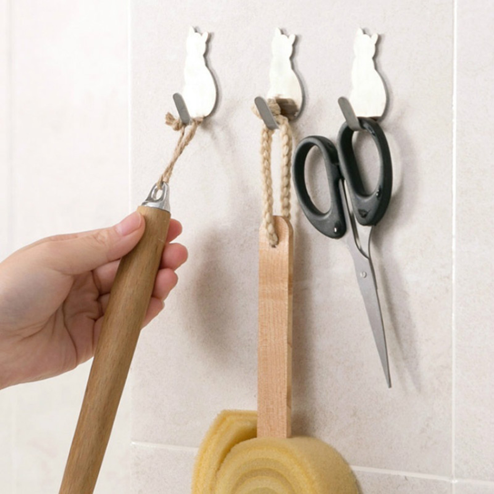 2 Stuks Zelfklevende Muur Haken Sterke Zelfklevend... – Vicedeal
