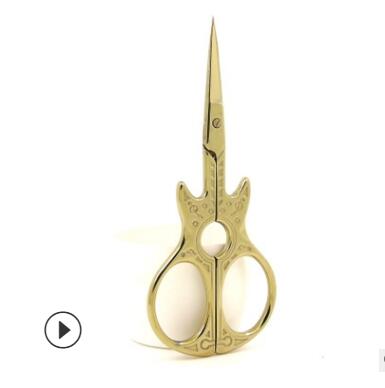 Guitar Shape Embroidery Tailor Scissors Vintage An... – Vicedeal