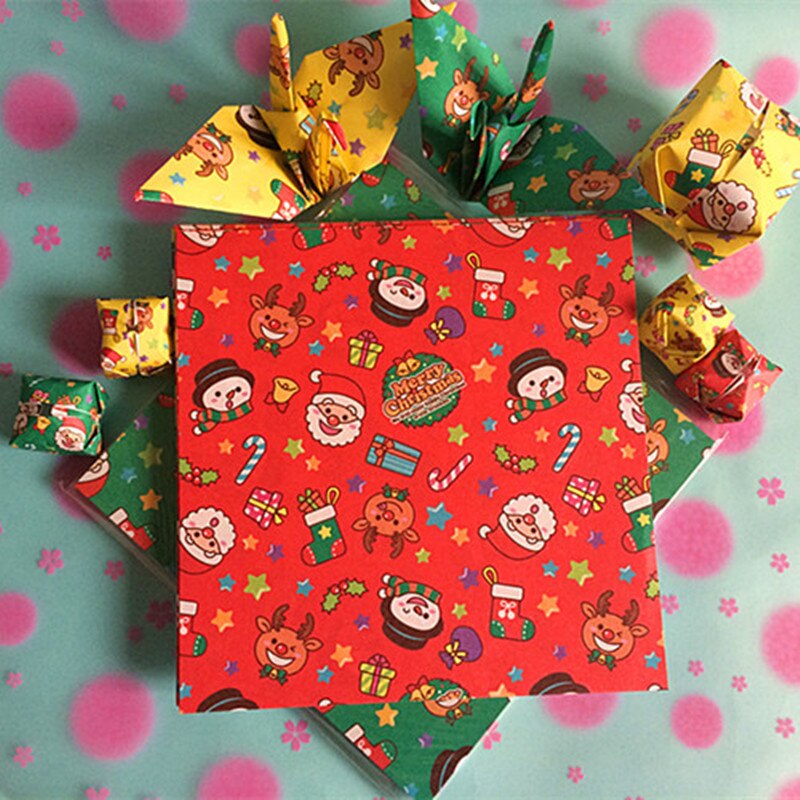 Christmas Origami Cranes Paper Color Pattern DIY H... – Vicedeal