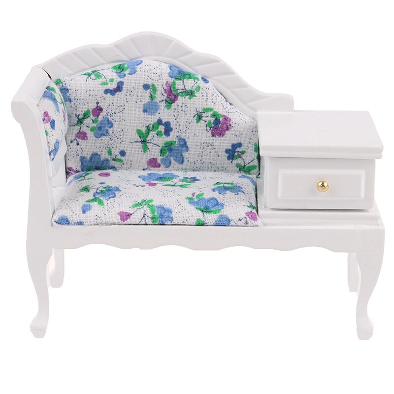 Mini Dollhouse Furniture Model With Coffee Sofa Wi... – Grandado