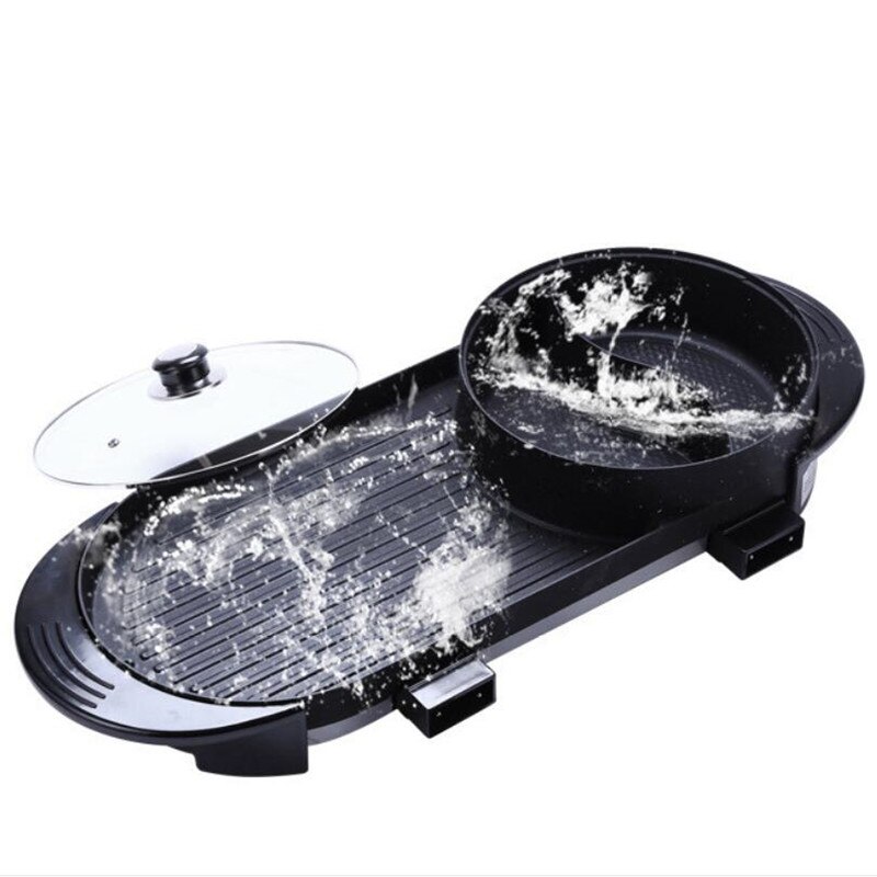 Koreansk multifunktionel elektrisk stege og shabu ... – Grandado