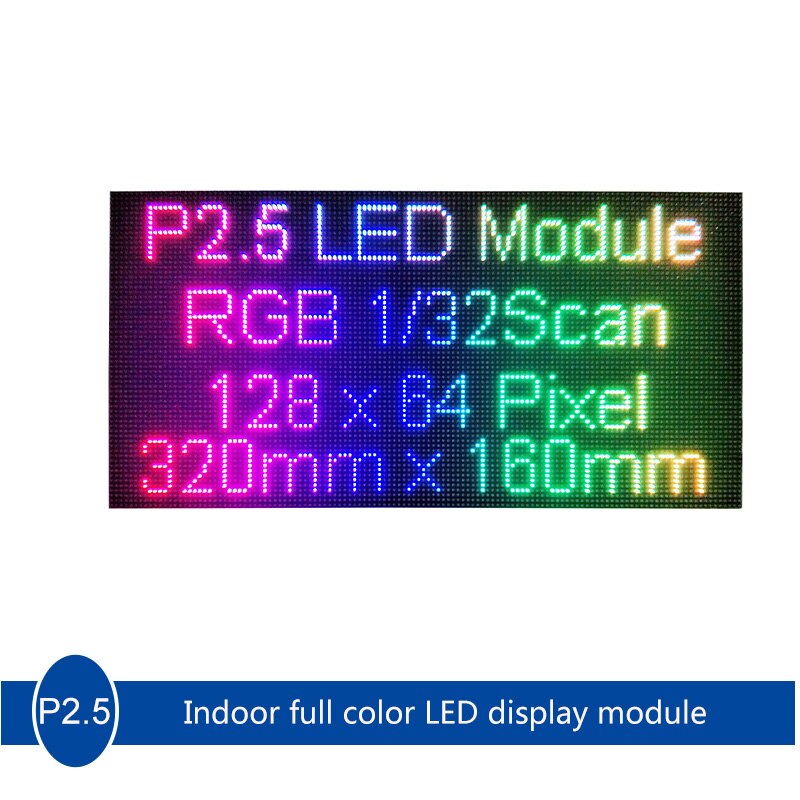 P2.5 LED display full color indoor RGB module 320*... – Grandado