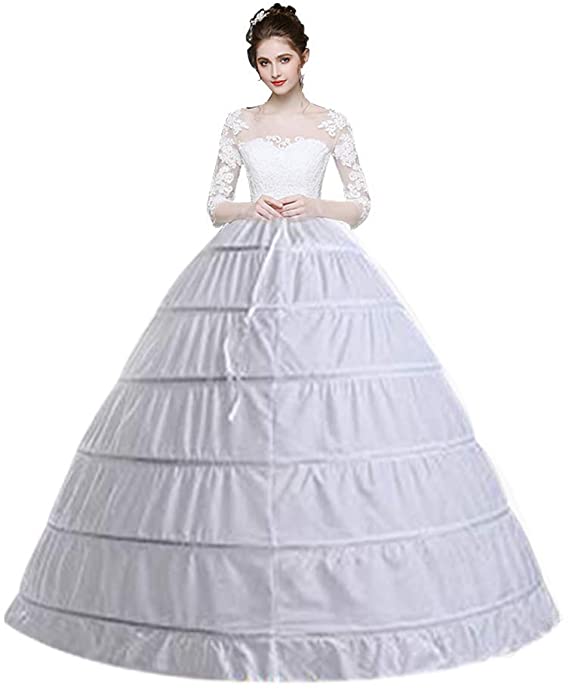 Women 6 Hoop Crinoline Petticoats Slips Skirt Floo... – Vicedeal