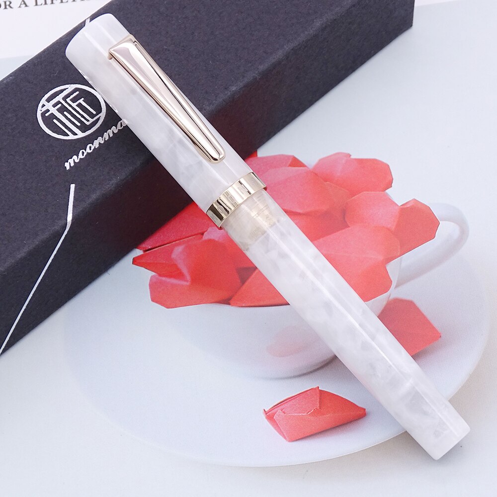 Moonman N2 Mini Resin Acrylic White Fountain Pen P... – Grandado