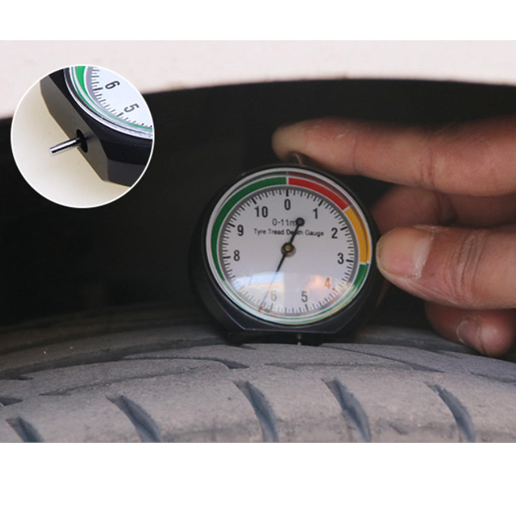 0-11mm Tyre Tread Depth Gauge Car Vehicle Motorcyc... – Grandado