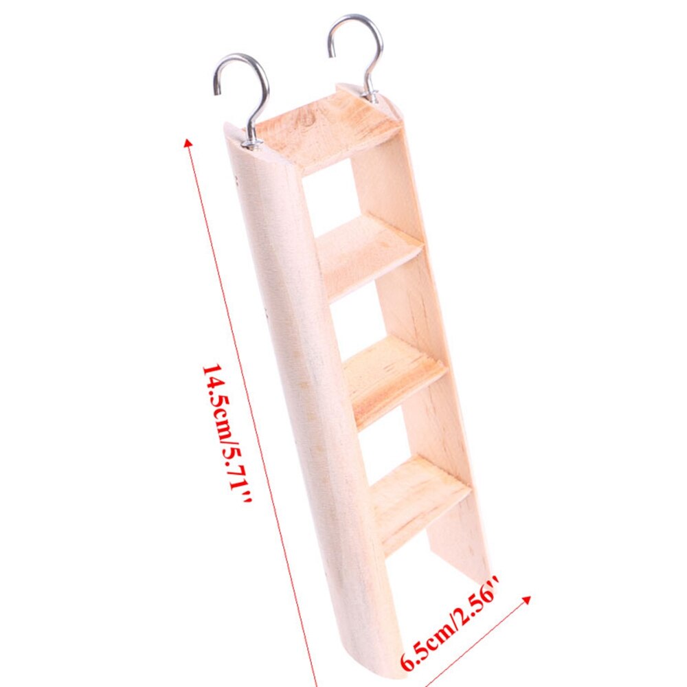Pet Bridge Ladder Toy Natural Wooden Flexible Clim... – Grandado Pet Bridge Ladder Toy Natural Wooden Flexible Clim... – Grandado