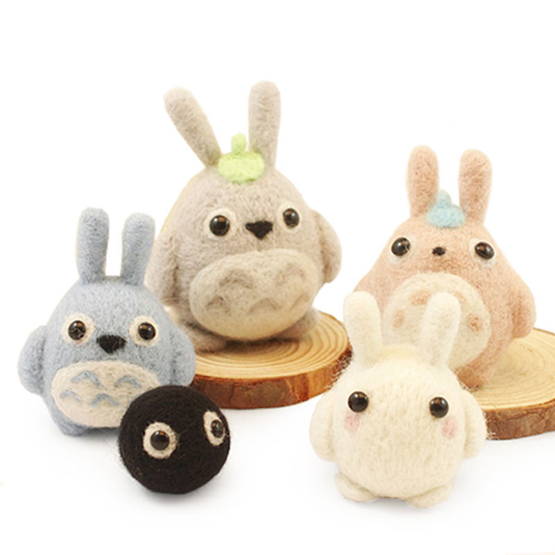 Jiwuo Lovely Doll Wool Felt Craft DIY Non Finished... – Vicedeal