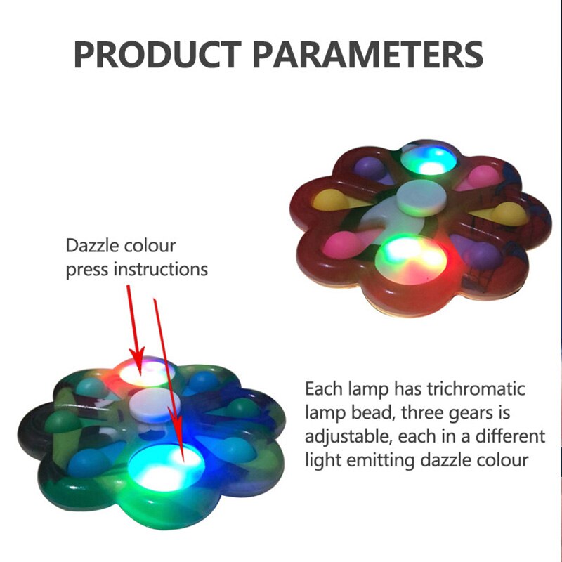 Luminous Fidget Spinner Hand Top Spinners Glow in ... – Grandado