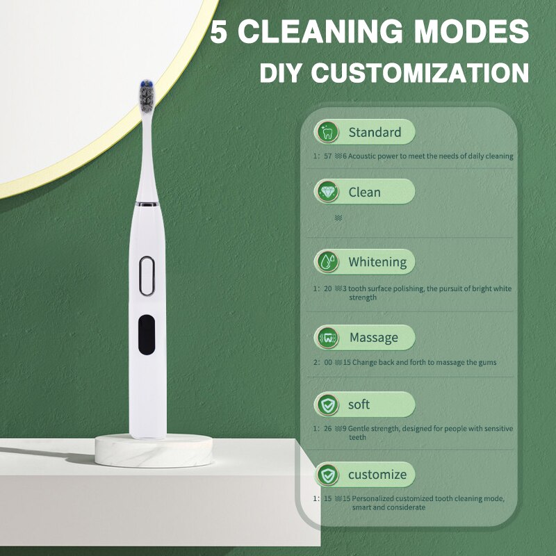 Boyakang Sonic Electric Tooth Brush 6 Cleaning Mod... – Grandado